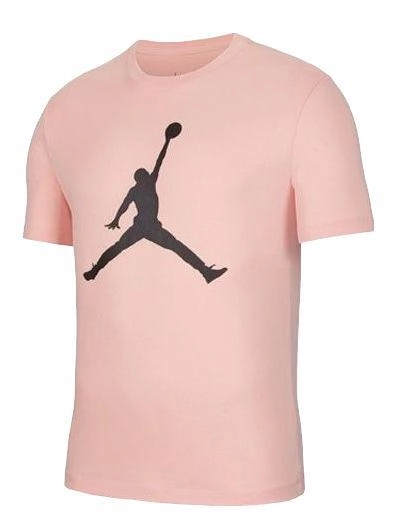 JORDAN Jumpman Short Sleeve Coral T-shirt - Red
