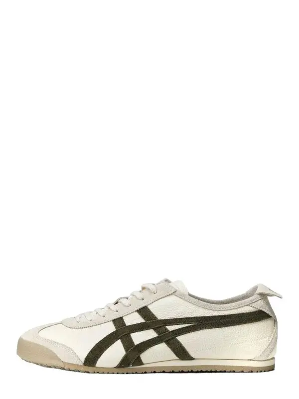 Onitsuka Tiger Mexico 66 Athletic Sneakers - Light Beige/olive Green