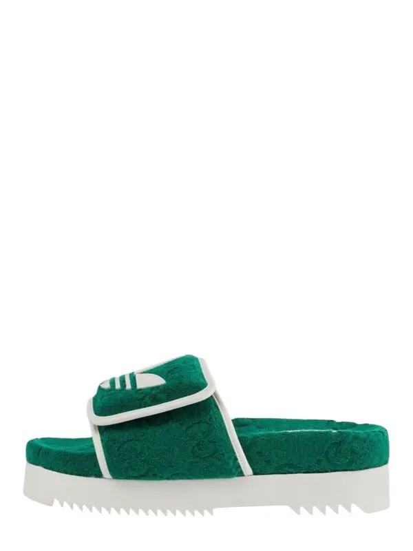 Adidas Gucci X Platform Sandals - Green