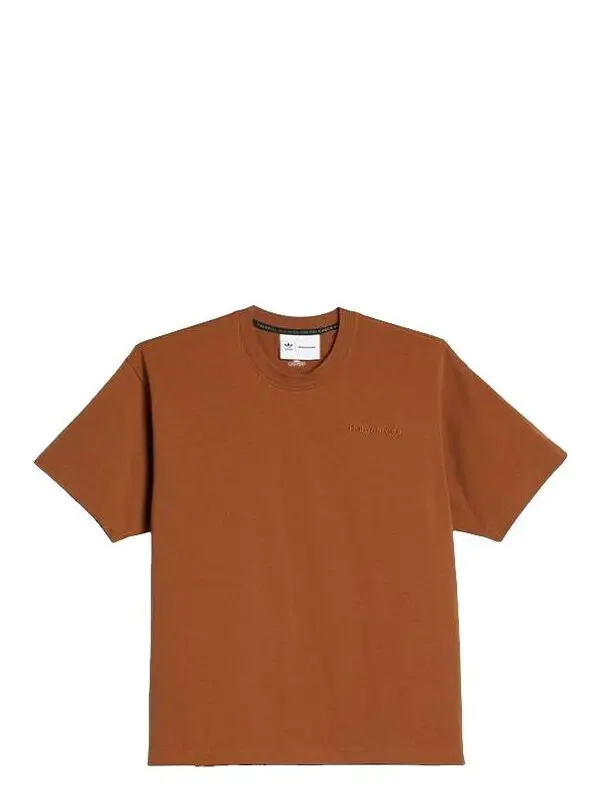 Adidas X Pharrell Humanrace Small Logo T-shirt - Brown