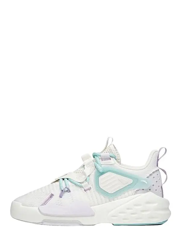 ANTA Badao Mid Sneakers - White/blue/purple