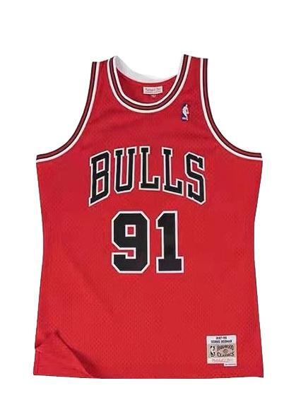 Mitchell & Ness Nba Chicago Bulls 97-98 Dennis Rodman Jersey - Red