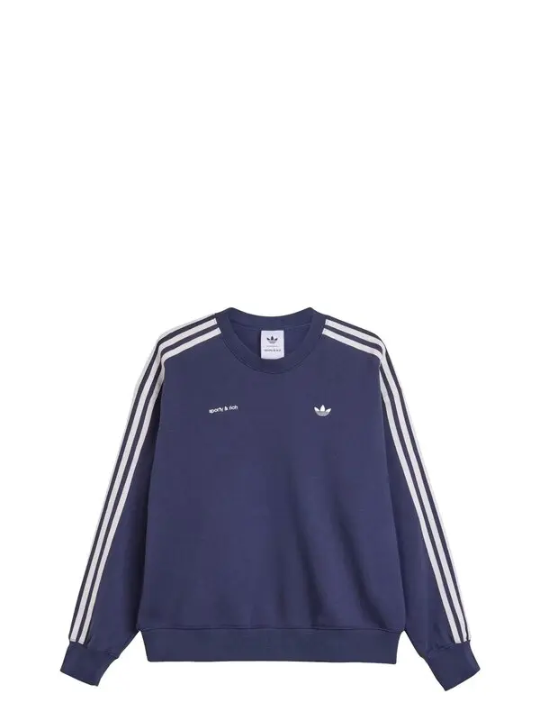 Adidas X Sporty & Rich Sweatshirt - Night Navy