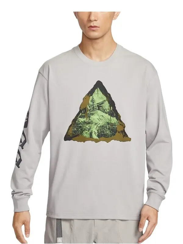 Nike Dri-fit Long Sleeve T-shirt - Grey