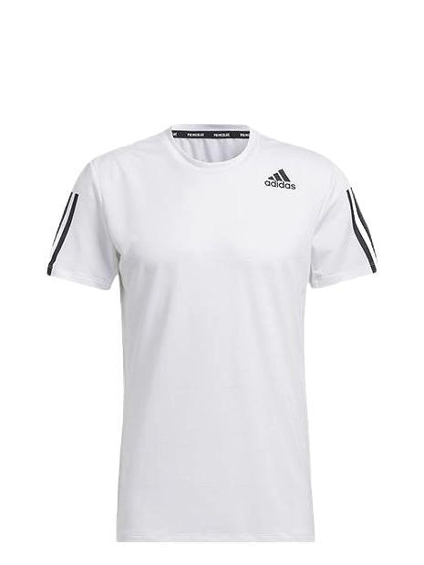 Adidas Aero3s Tee Pb Casual Running Sports Short Sleeve - White