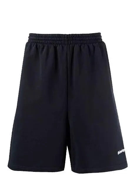 Balenciaga Bb Corp Track Shorts - Dark Blue