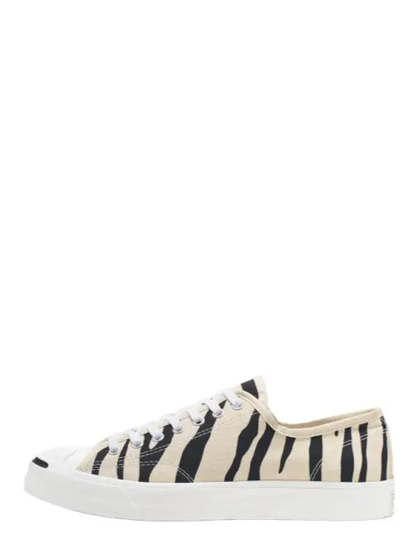 CONVERSE Jack Purcell Ox Zebra Print Sneakers - White