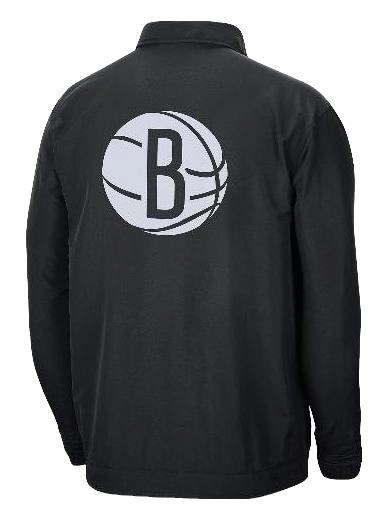 Nike Nba Brooklyn Nets Woven Jacket - Black