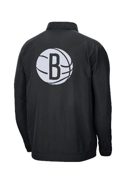 Nike Nba Brooklyn Nets Woven Jacket - Black