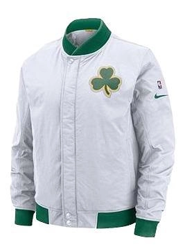 Nike Boston Celtics Basketball Woven Jacket - White