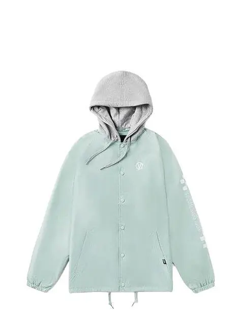 VANS Logo Graphic Hooded Jacket - Green