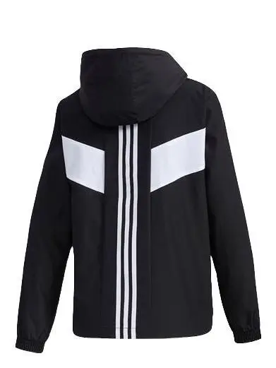 Adidas Neo Colorblock Zip-up Jacket - Black-white