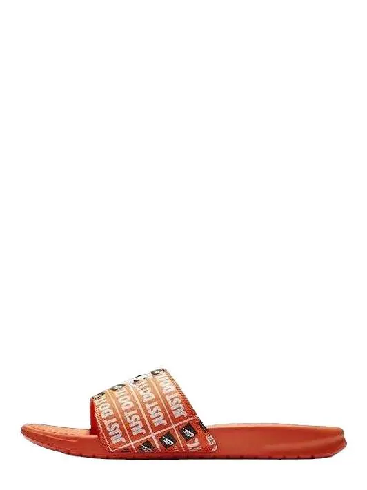 Nike Benassi Jdi Print Slide Sandals - Orange