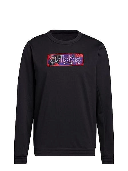 Adidas Basketball Fleece Lined Pullover - Black