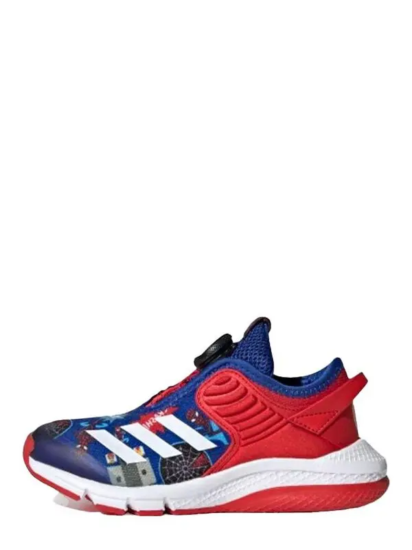Adidas Spiderman X Activeflex Boa K Low Top Sneakers - Blue/red/black