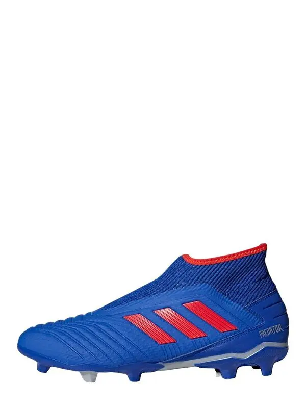 Adidas Predator 19.3 Laceless Fg Exhibit Pack Soccer Cleats - Blue