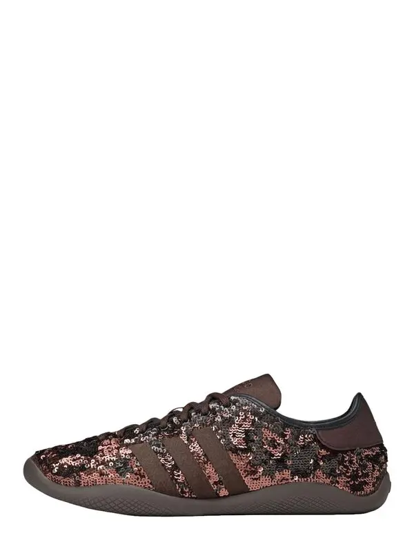 Adidas X Wales Bonner Karintha Bronze Sequin Sneakers - Supplier Color/dark Brown/core Black