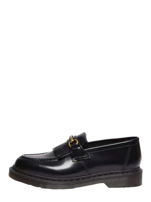 Dr. Martens Adrian Loafers With Horsebit Detailing - Black