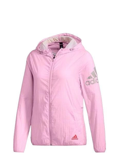 Adidas Zip-up Hooded Track Jacket - Pink