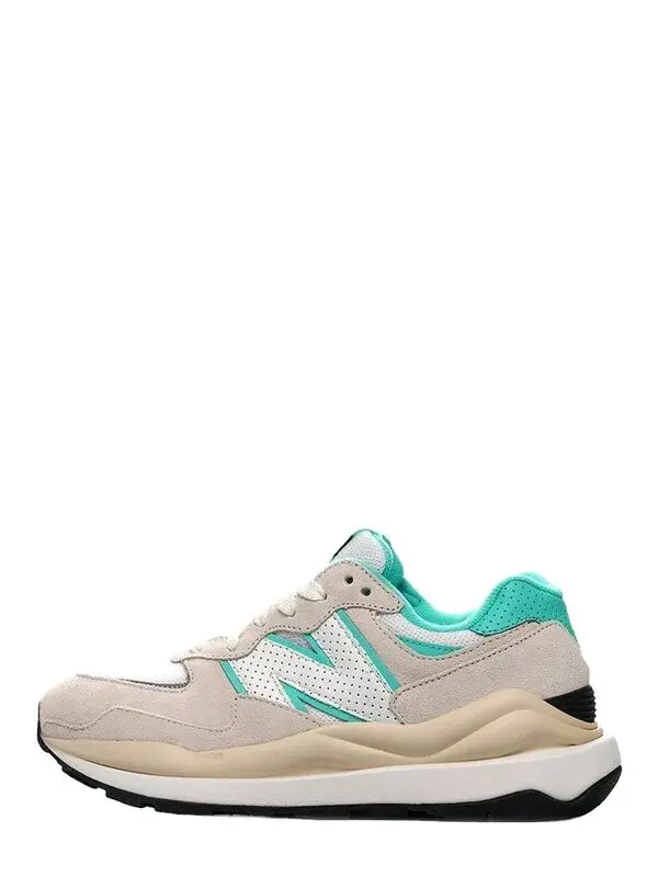 NEW BALANCE 57/40 "sea Salt Summer Jade" Low Top Sneakers - Khaki/green