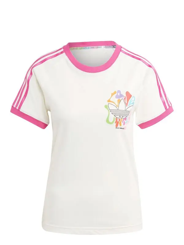 Adidas Originals Logo Pride T-shirt - White/multi-color
