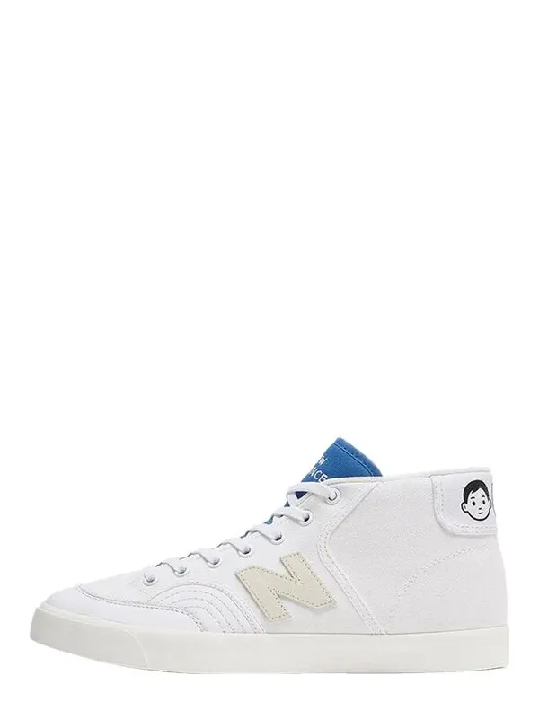 NEW BALANCE Mid Top Sneakers - White/blue/cream