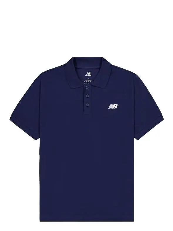 NEW BALANCE Cotton Polo T-shirt Asia Sizing - Navy