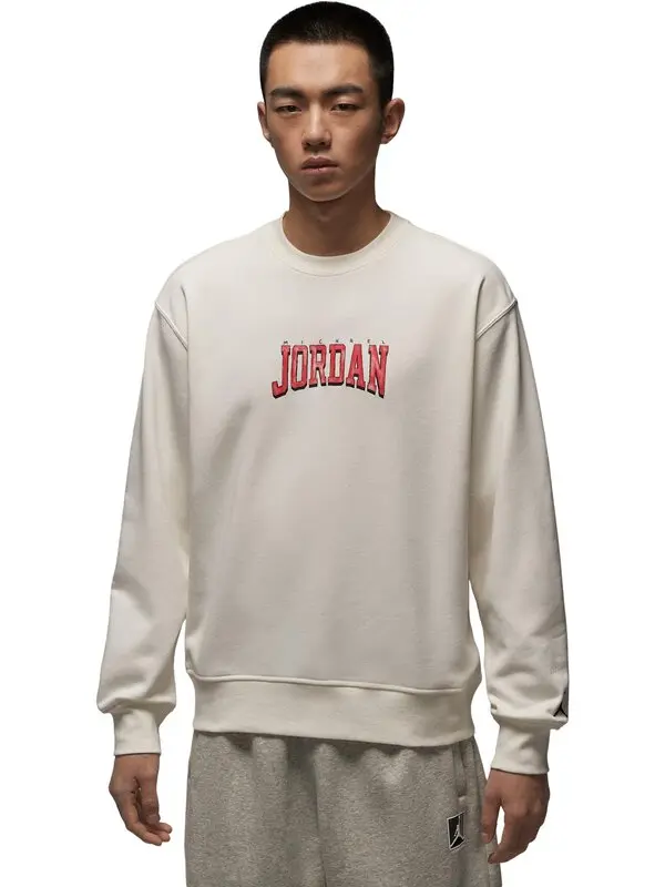 JORDAN Fleece Graphic Crewneck Sweatshirt - Sail
