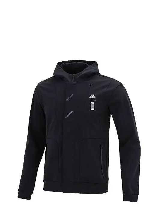 Adidas Printing Logo Sports Hooded Jacket - Default Color