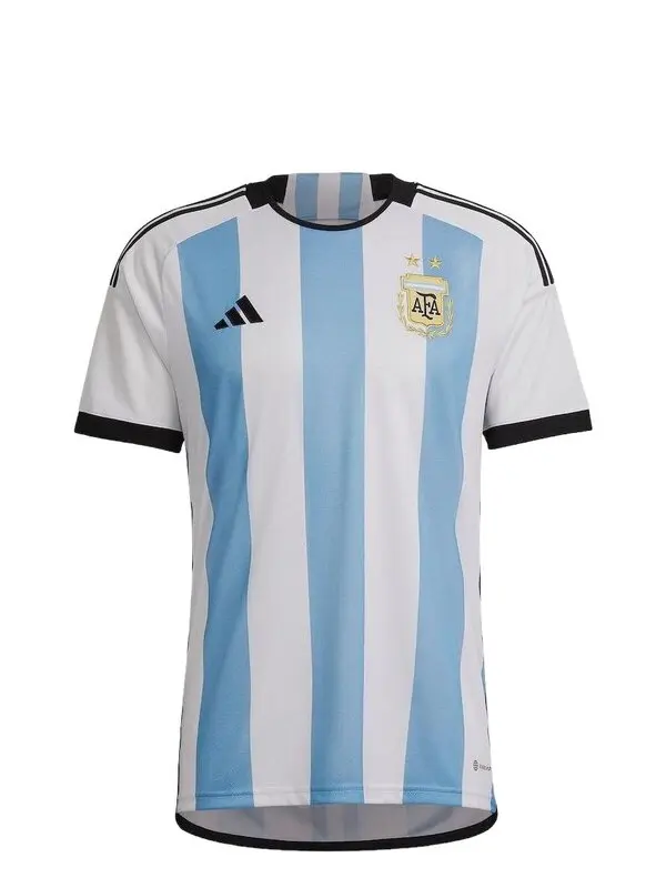 Adidas Argentina 22/23 World Cup Home Jersey - White/light Blue