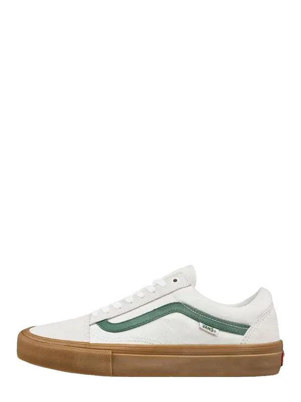 VANS Old Skool Pro Sneakers - White/green