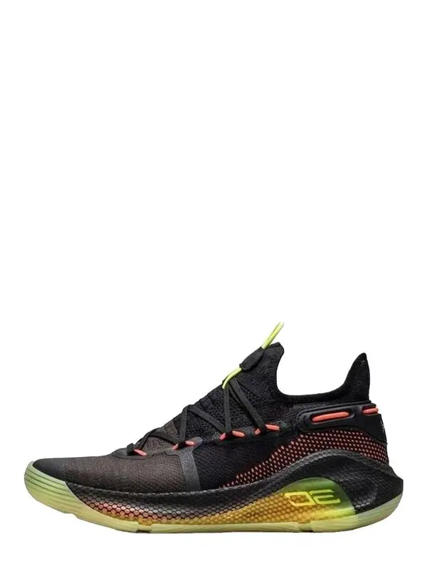 Under Armour Curry 6 "fox Theater" High Top Sneakers - Orange