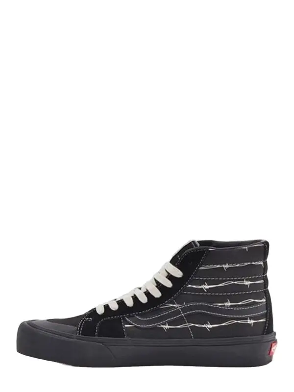 VANS Sk8-hi 138 Sf Barbed Wire High Top Sneakers - Black