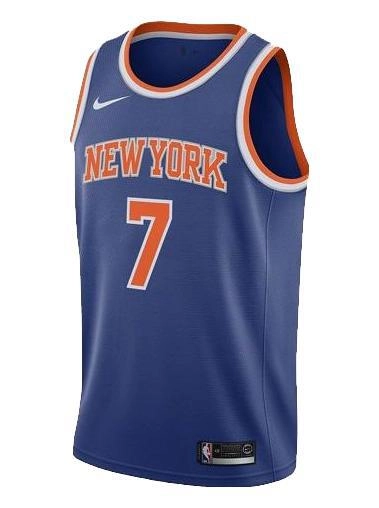 Nike Nba Carmelo Anthony New York Knicks Jersey Number 7 - Blue