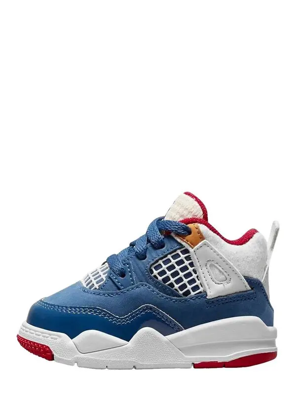 JORDAN Air 4 Retro 'messy Room' Sneakers - Blue/white/red