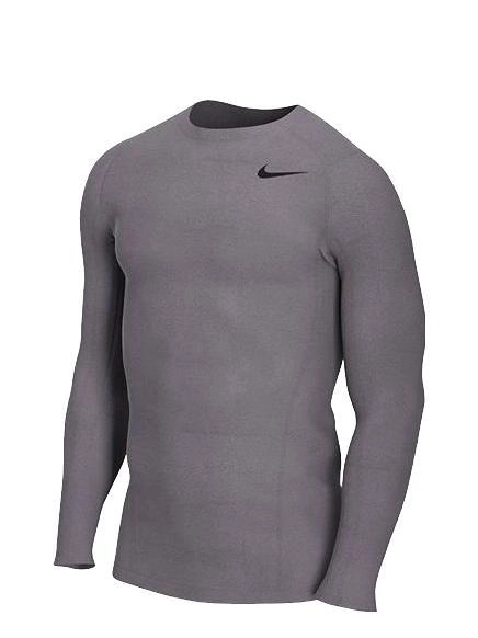 Nike Therma Sports Long Sleeve Shirt - Grey