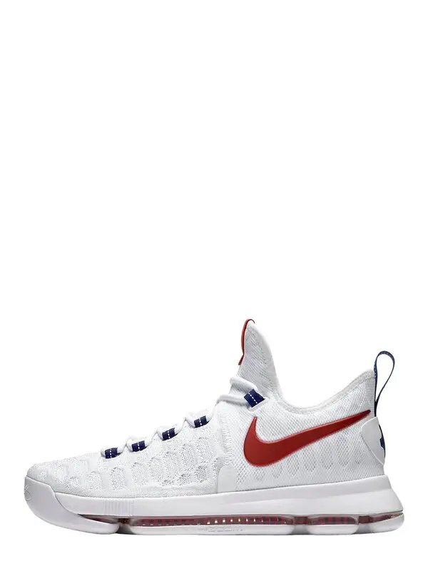 Nike Kd 9 'usa' Basketball Sneakers - White/red/blue
