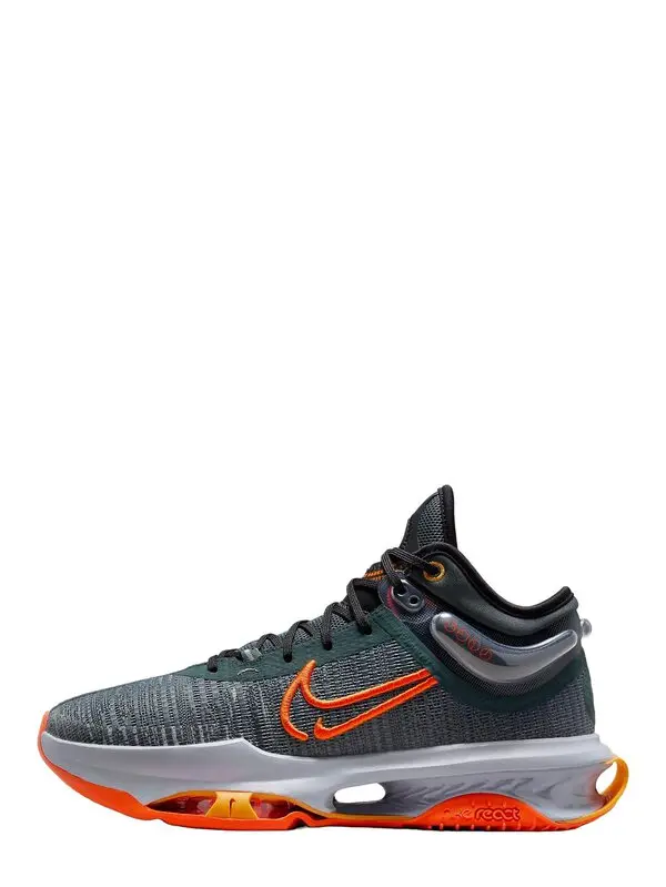 Nike Zoom Gt Jump 2 Sneakers - Vintage Green/safety Orange/black