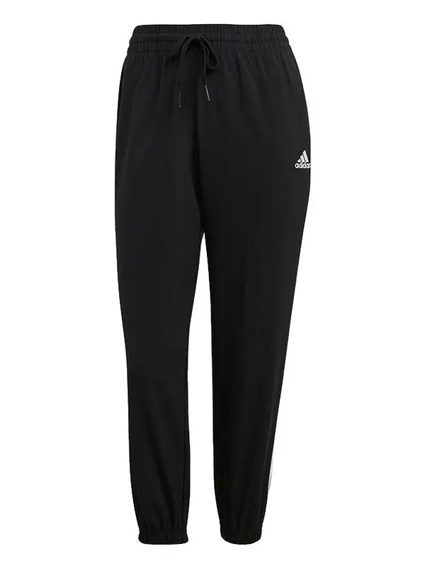 Adidas Cropped Track Pants With Three Stripes - Default Color