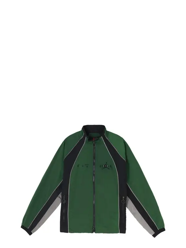 JORDAN X Off-white Colorblock Track Jacket - Green