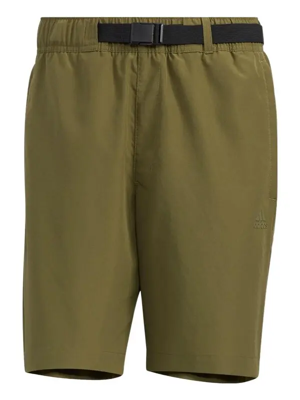 Adidas Straight Leg Sports Shorts With Lacing Closure - Multi-color