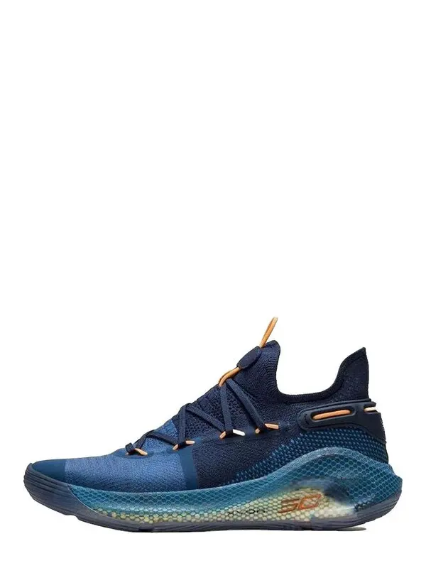 Under Armour Curry 6 "underrated" Basketball Sneakers - Blue