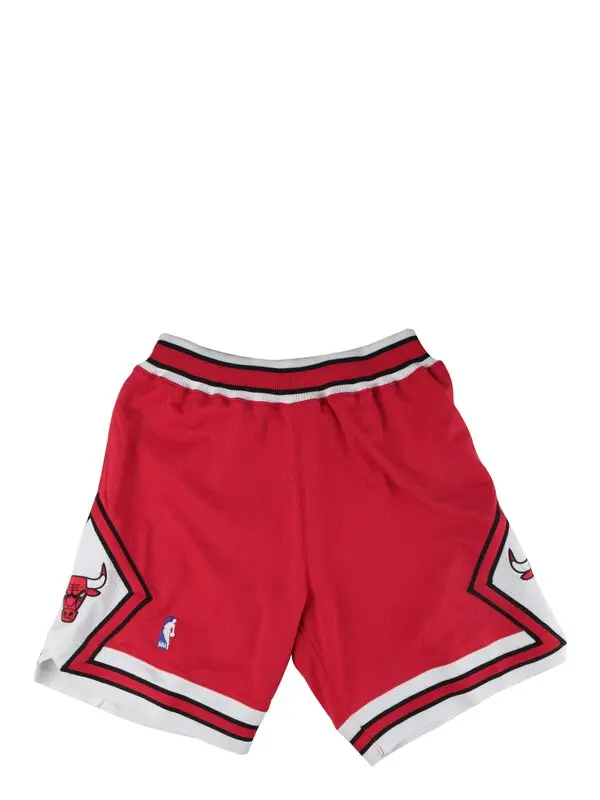 Mitchell & Ness Chicago Bulls 1997-98 Road Authentic Shorts - Red/white