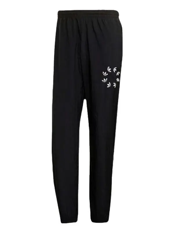Adidas Originals St Woven Tp Casual Sports Breathable Bundle Feet Long Pants/trousers - Black