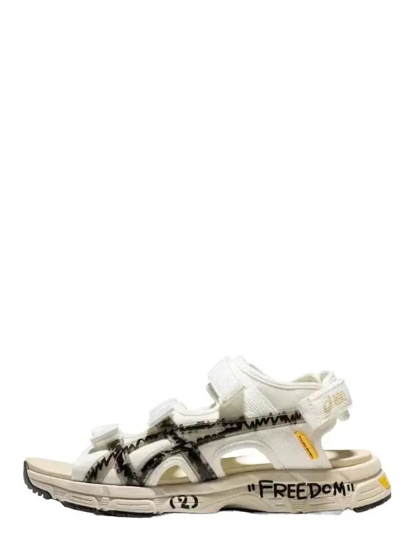 Asics X Trouble Smile Kahana Sd2 Sandals - White/black/beige