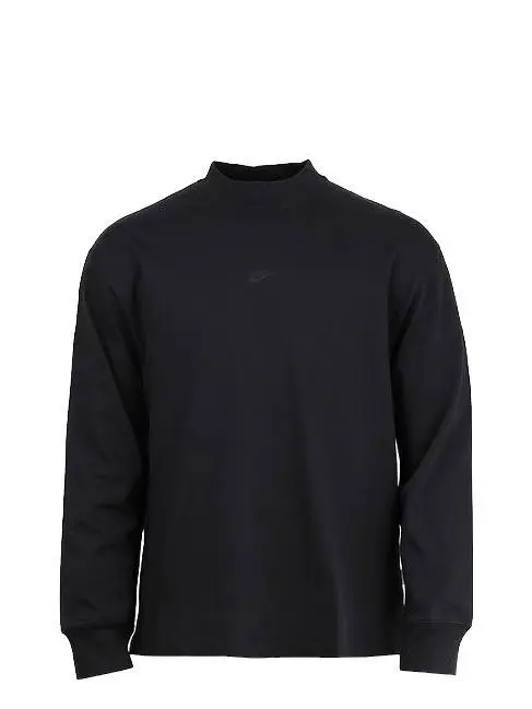 Nike Long Sleeve Crewneck With Logo Detail - Black