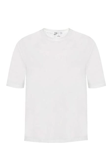 Adidas Y-3 Stripe Alphabet Short Sleeve T-shirt - White