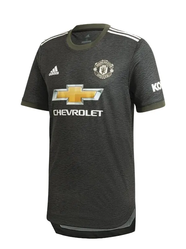 Adidas Manchester United 20/21 Away Authentic Jersey - Black/gold