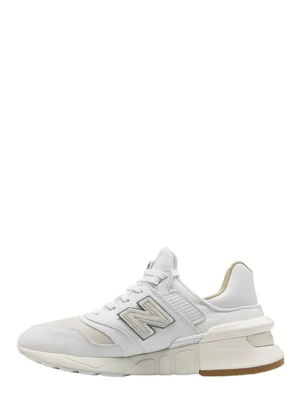 NEW BALANCE 997s Saffiano Leather Sneakers - White