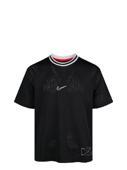 Nike Dri-fit Mesh Basketball Short Sleeve Top - Black